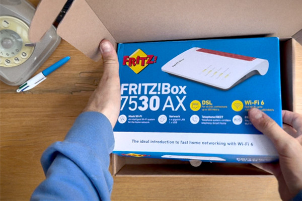 Unboxing Fritz!Box 7530 AX per connessioni VDSL